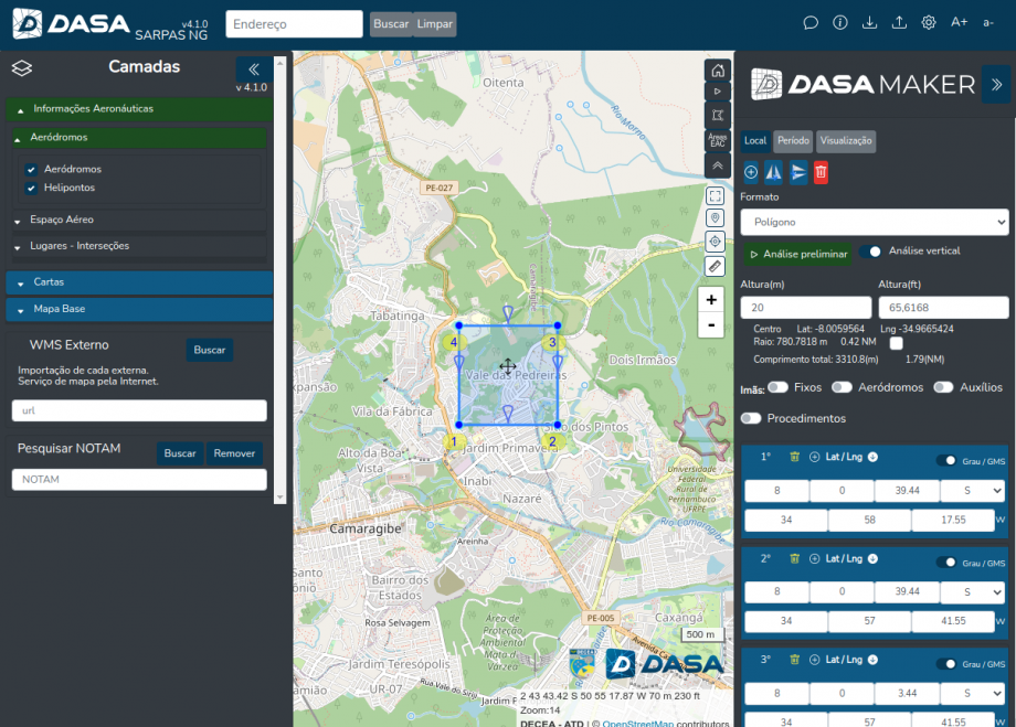 DASA-Maker: A ferramenta de criação de áreas do DASA – Central de Ajuda ...